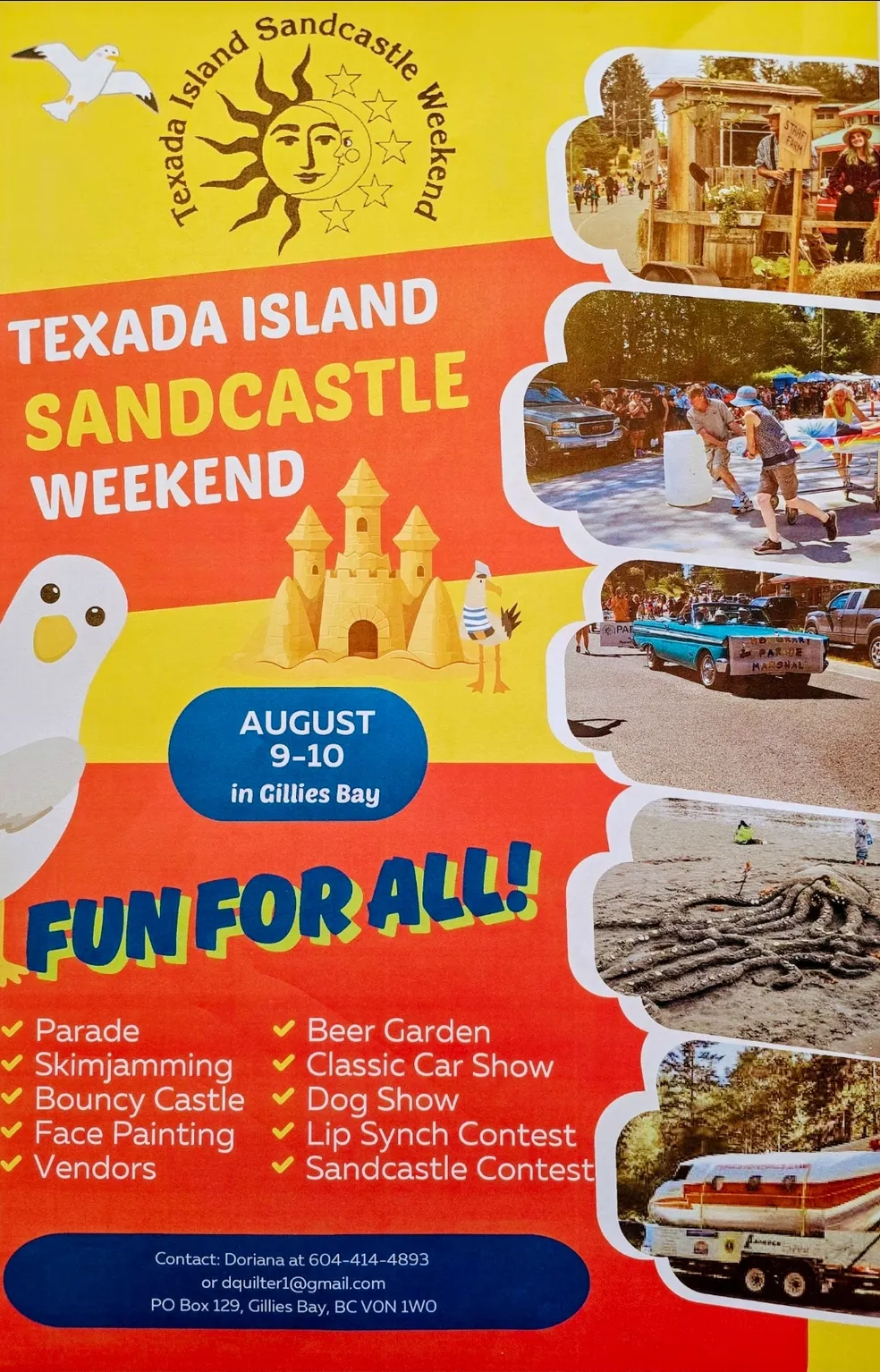 Sandcastle Weekend – Texada Arts, Culture & Tourism Society